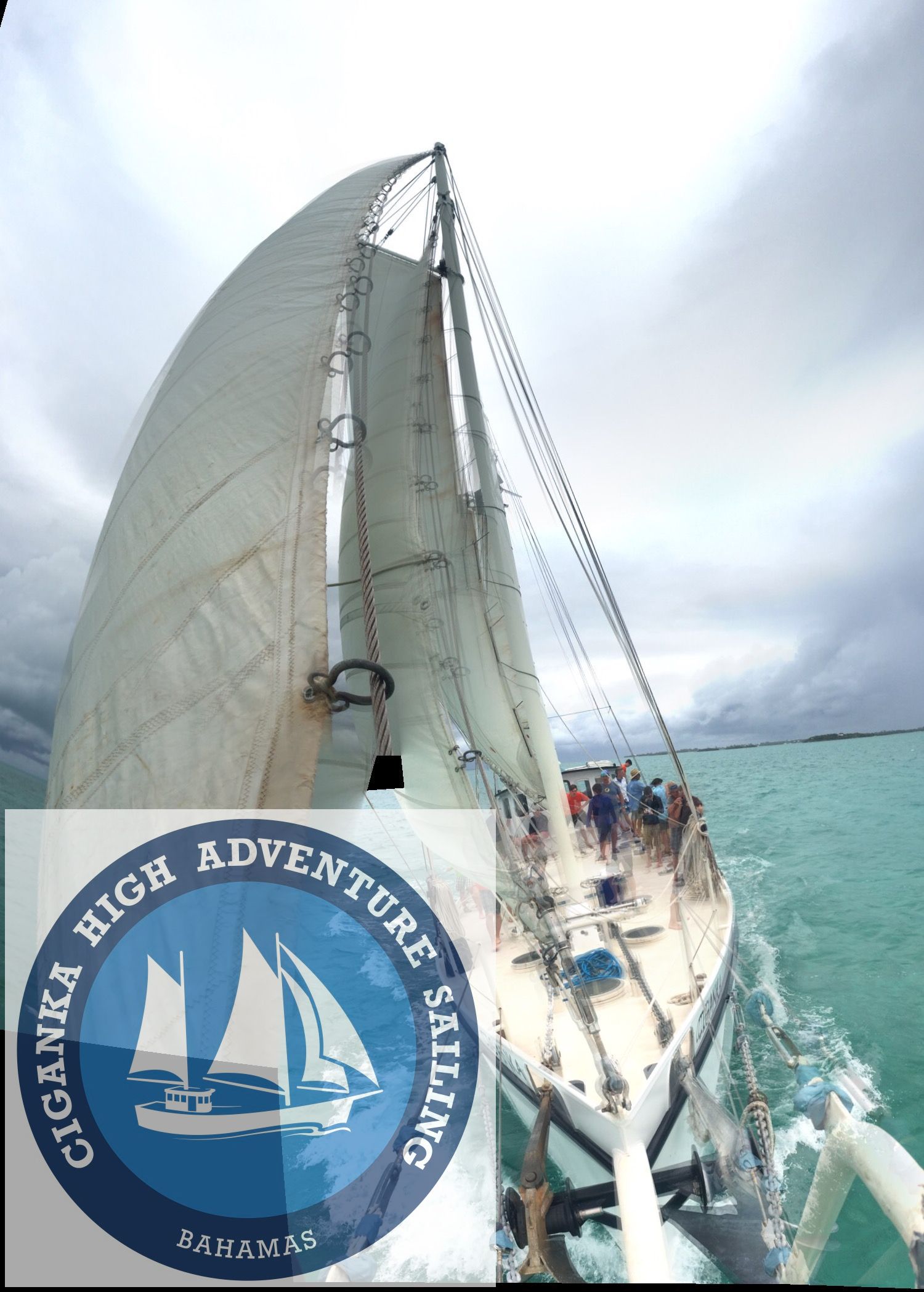 Ciganka under full sail - SailingAdventures.org